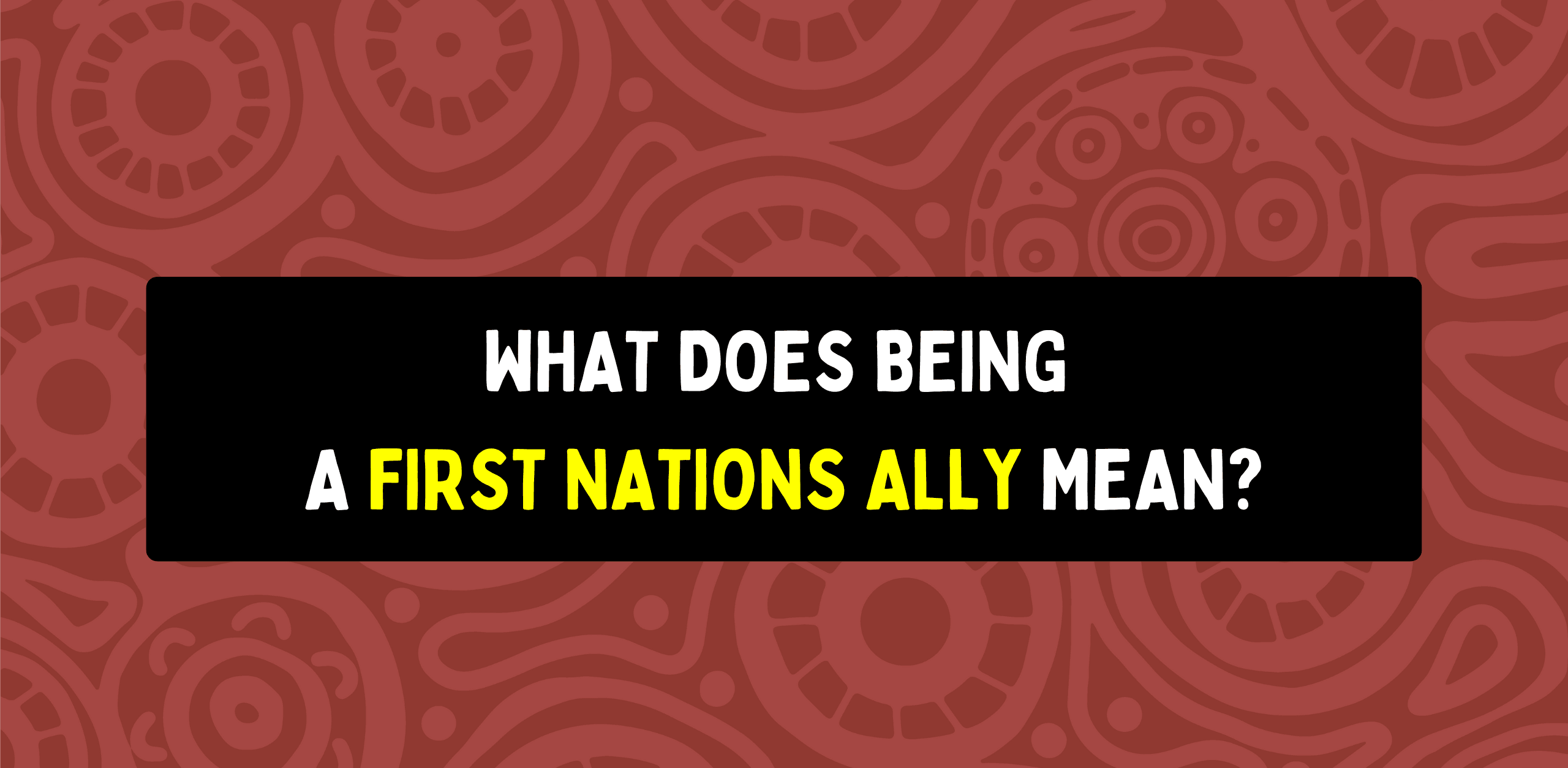 What does being a First Nations Ally mean? - Amnesty International ...
