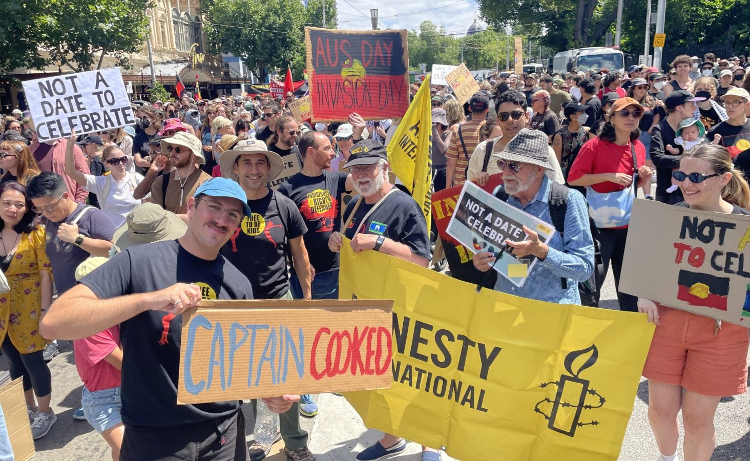Invasion Day 2025: Thousands march for Indigenous justice - Amnesty ...
